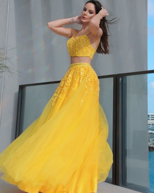 Yellow Prom Dresses | Yellow Ball Gown – alinanova